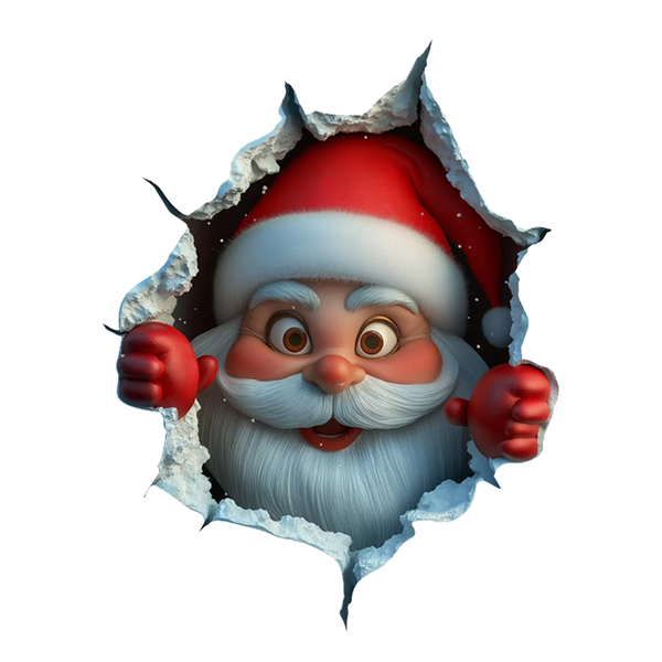 SheremArt™ SantaPop Sticker – Hilipert