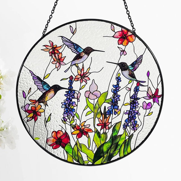 Sherem SunStained Hummingbirds Decor – Hilipert
